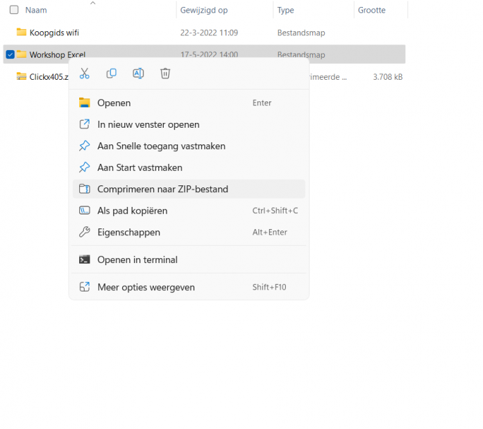 Een ZIP-bestand maken: ingepakt staat netjes | Clickx