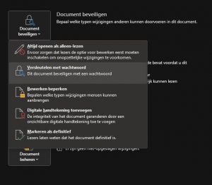 Word-documenten beveiligen met een wachtwoord | Clickx