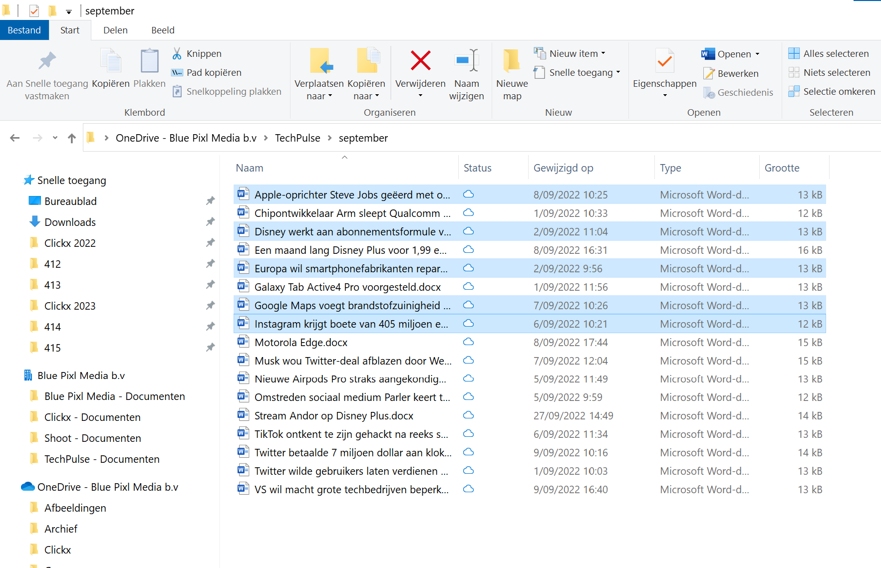 Efficiënt bestanden selecteren in Windows | Clickx