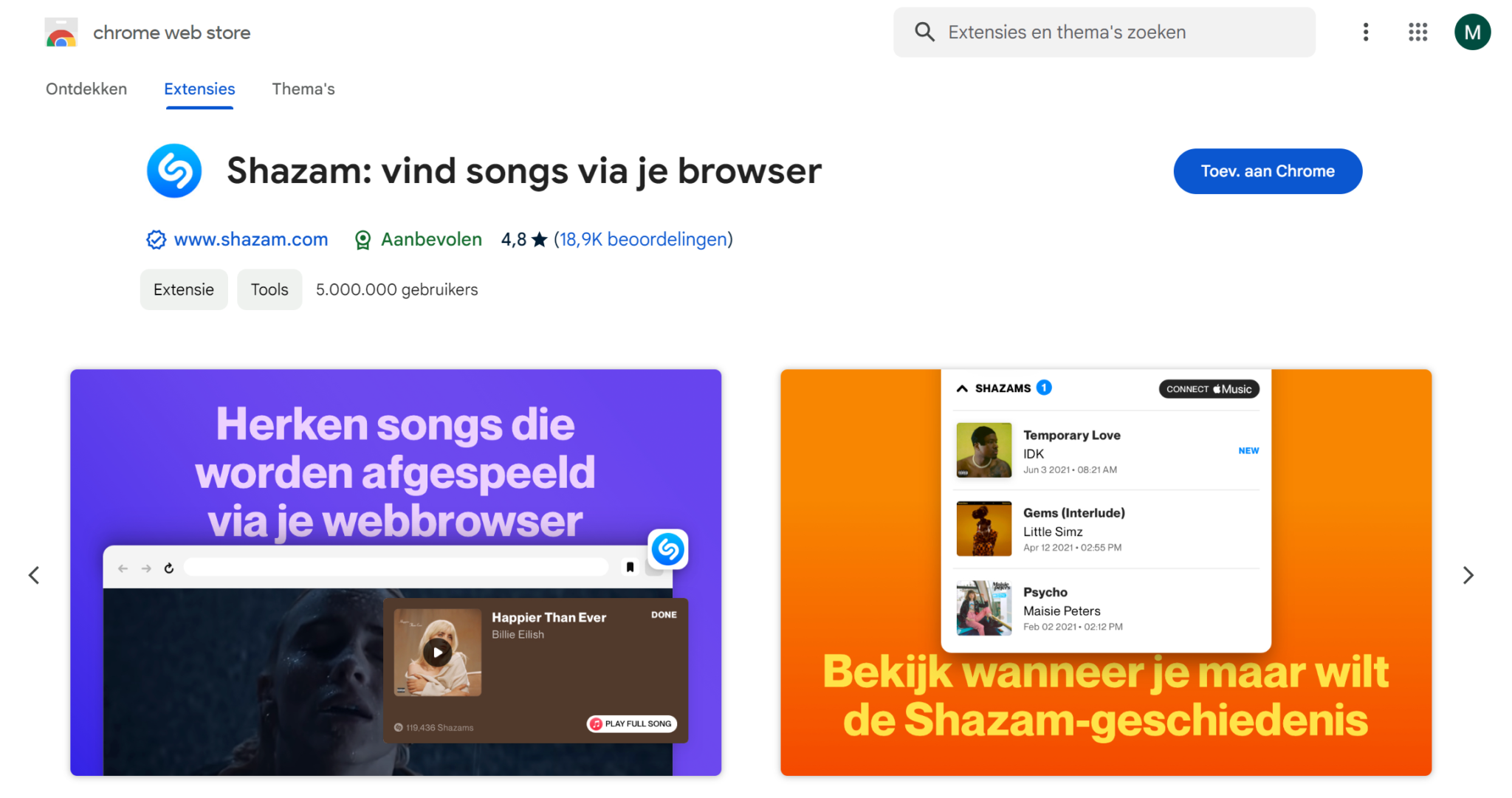 Shazam op pc: muziek identificeren in een handomdraai | Clickx