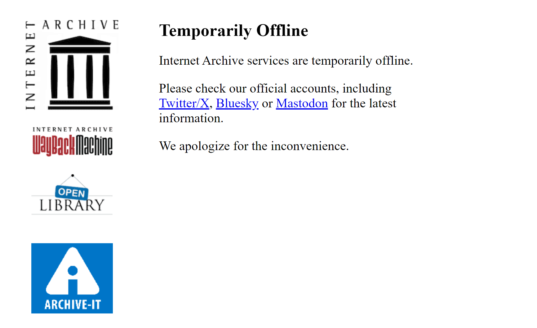 Internet Archive gehackt: gegevens van 31 miljoen gebruikers op straat ...