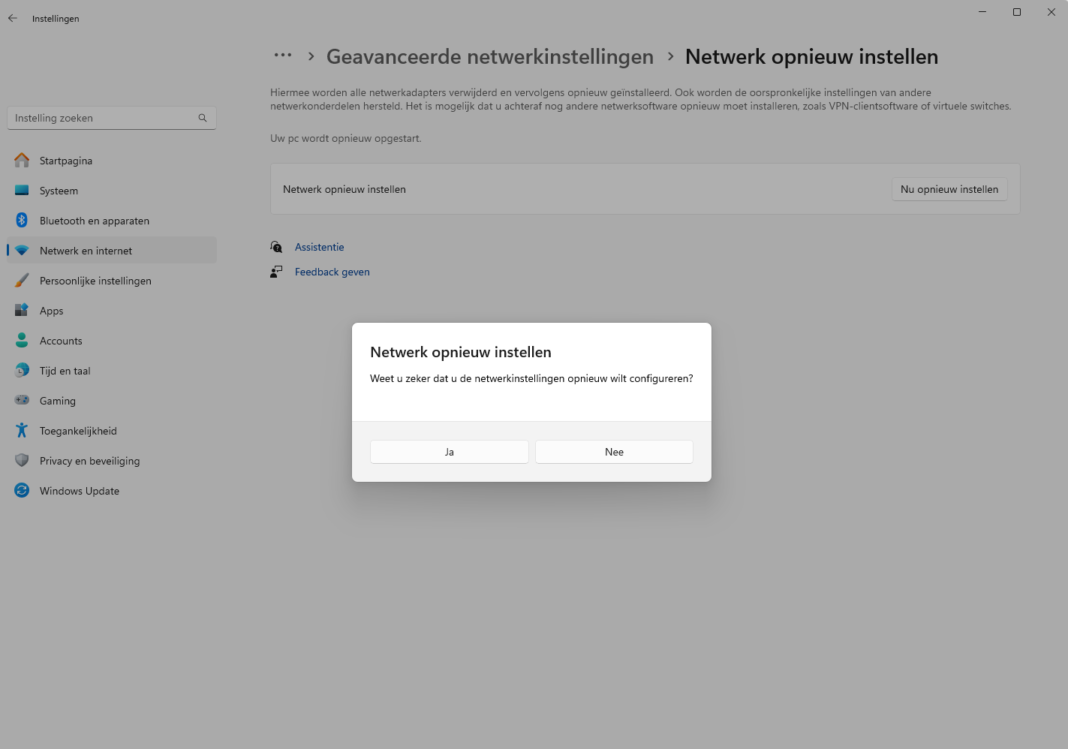 Netwerkinstellingen in Windows 11 resetten: stap voor stap | Clickx