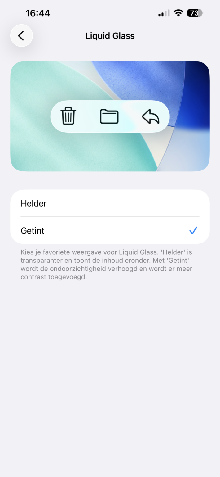 Zet iOS 26 en Liquid Glass naar je hand | Clickx